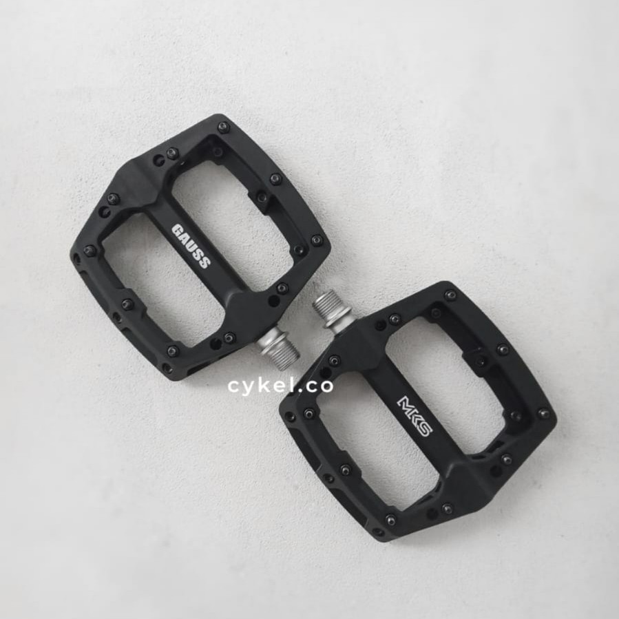 Jual MKS gauss black pedal mtb mountain bike pedal double sided ...