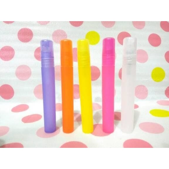 Jual BOTOL CANTIK PEN SPRAY WARNA WARNI 10ml plastik 10 ml parfum ...