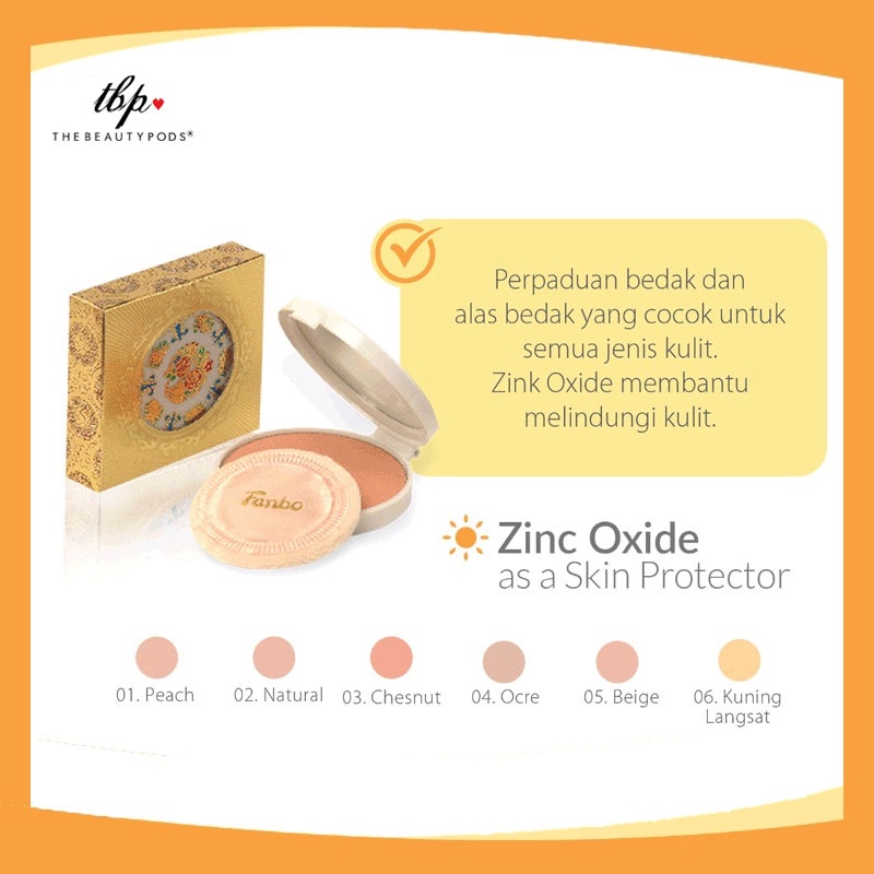 Jual Fanbo Gloria 5 Pancake Compact Powder | Shopee Indonesia