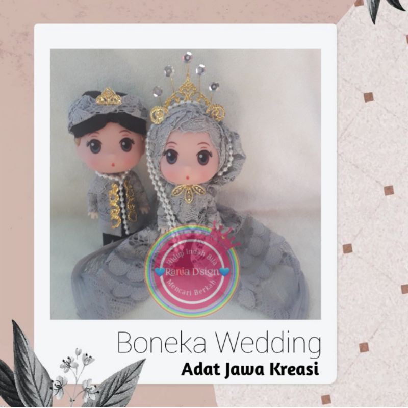 Jual Boneka mahar wedding adat jawa kreasi cantik untuk mahar, souvenir ...