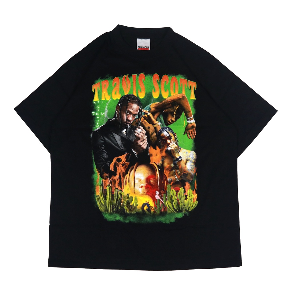 Jual FURY OF US TRAVIS SCOTT TEE (#2) | Shopee Indonesia