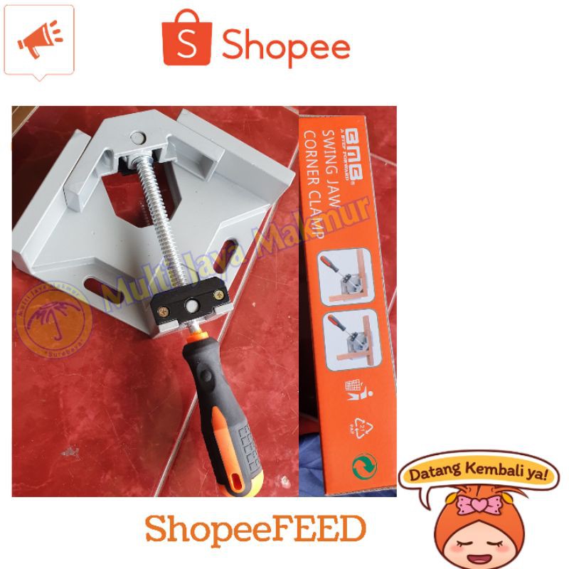 Jual Catok Siku Sudut/ Clamp Corner Angle Holder/ Besi Penyiku Penjepit ...