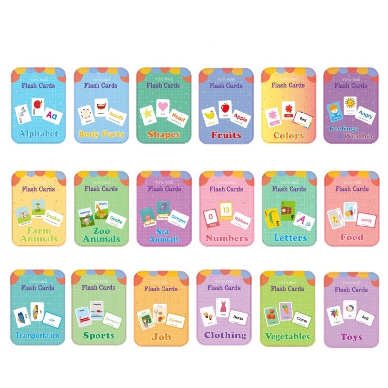 Jual Flash Card Yoyo Kids | Shopee Indonesia