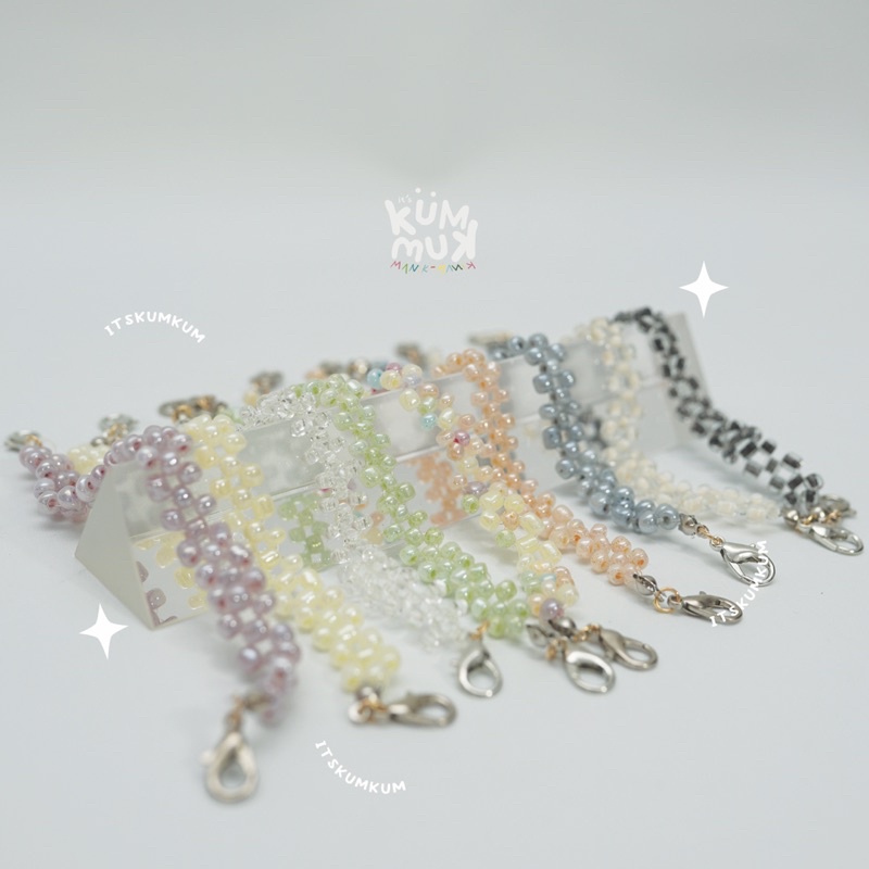 Jual Alaska - Konektor Hijab Masker - Beads Connector Hijab - Manik ...