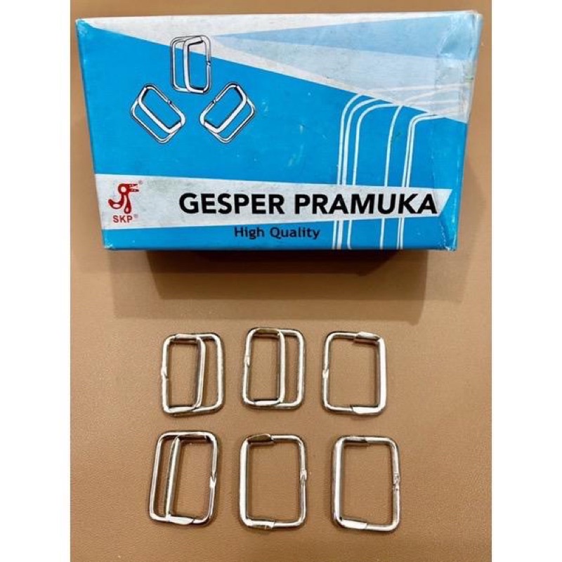 Jual Gesper Geser Tebal Merk Pramuka Isi 10 PCS / cantolan gesper geser ...