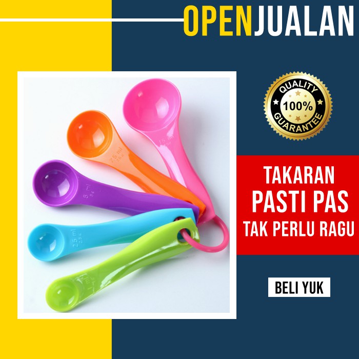 Jual Sendok Takaran Bumbu / Supplier Sendok Takaran 5 In 1 / Sendok ...
