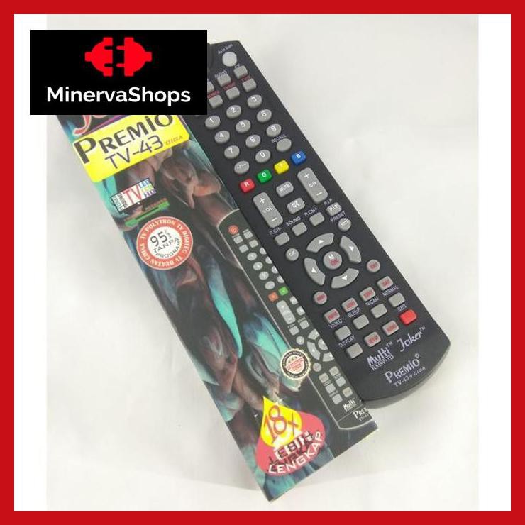 Jual Remot Remote Tv Tabung Lcd Led Multi Universal Joker Premio (Mito Dll) | Shopee Indonesia