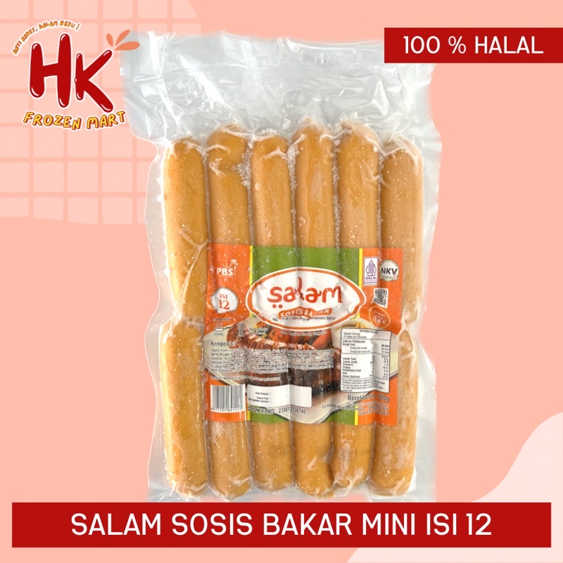 Jual Salam Sosis Bakar Mini isi 13pcs | bakso sapi ayam grill suki ...
