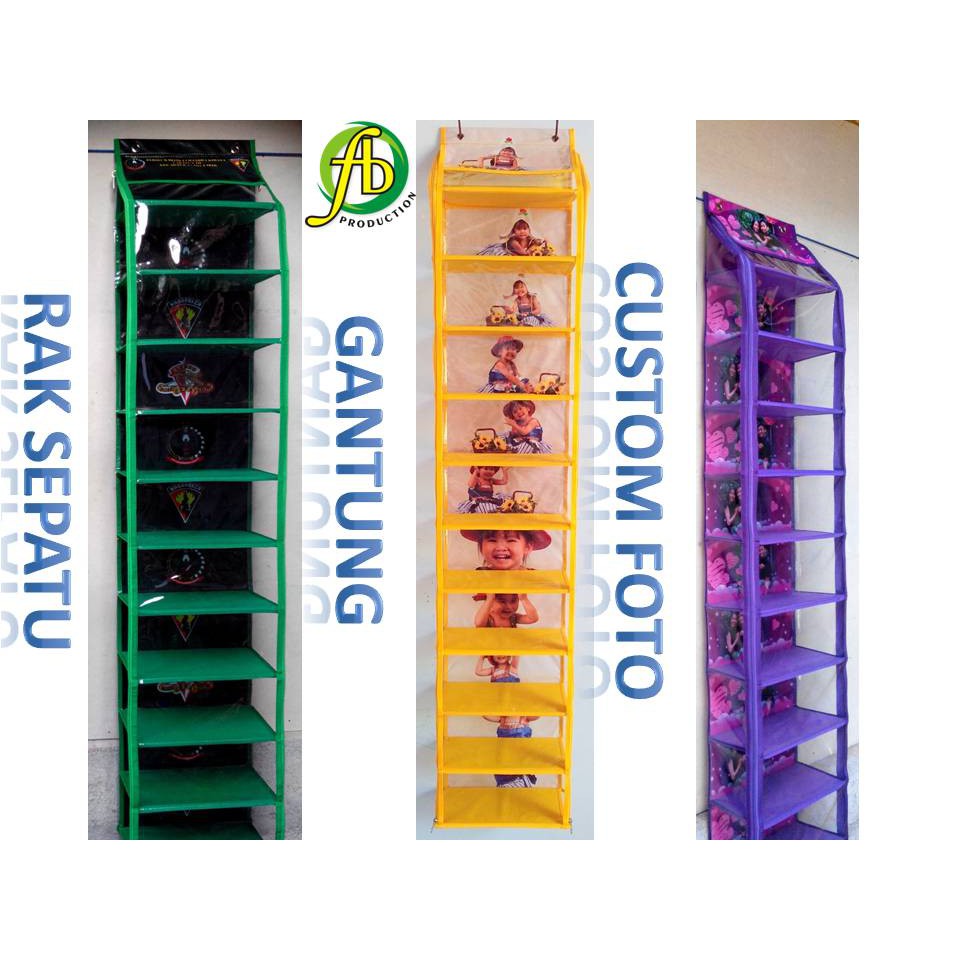 Jual Rak Sepatu Gantung Custom Foto Fauziyahbag | Shopee Indonesia