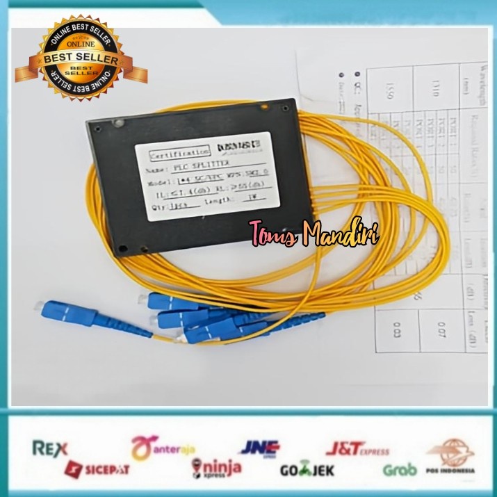 Jual Passive splitter / pasif spliter 1:4 fiber optic | Shopee Indonesia