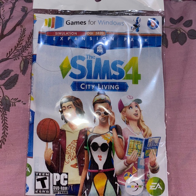 Jual FOR SALE, DVD ROM THE SIMS 4 EXPANSION PACK CITY LIVING | Shopee ...