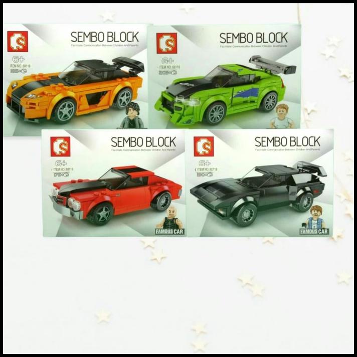 Jual Mainan Lego Sembo Block Fast And Furious Car Brick | Shopee Indonesia