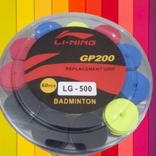 Jual GRIP BADMINTON LINING BULAT TIPIS GP 200 GP200 EMPUK 1 BOX ISI ...