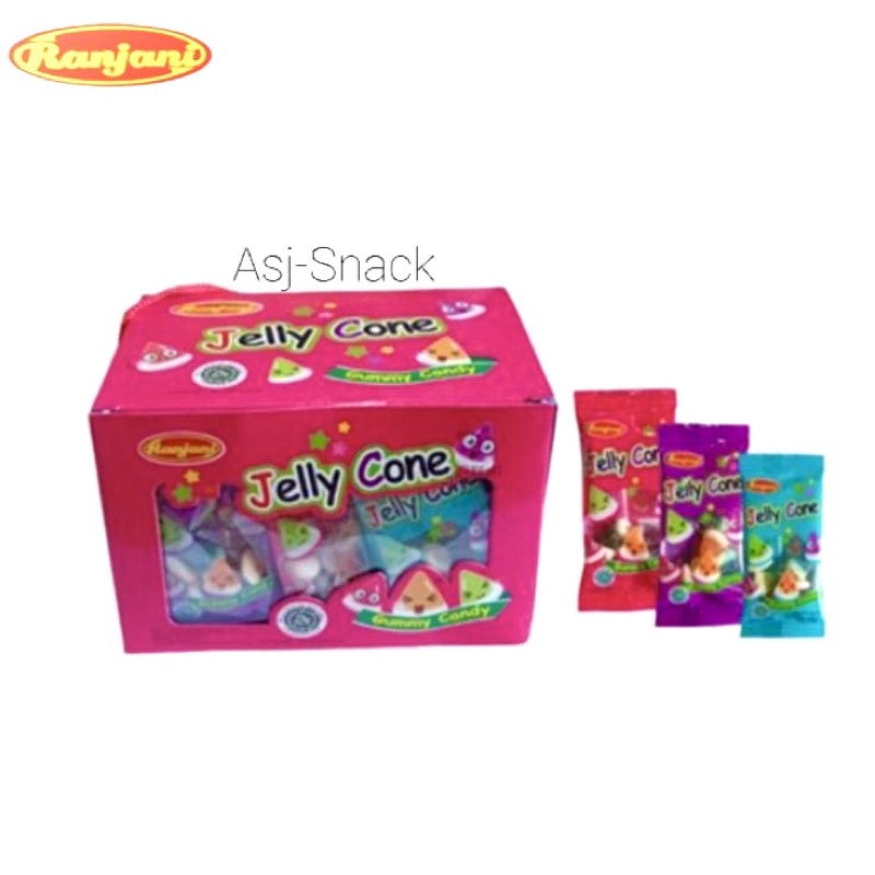 Jual Ranjani Jelly Cone Gummy Candy ( 30 pcs x 5g ) | Shopee Indonesia