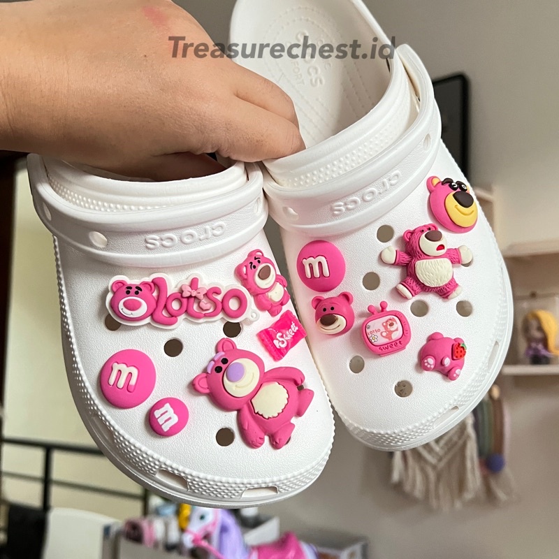 Jual Jibbitz Lotso Satu Set isi 10pcs dan 12pcs (Jibbitz Only) | Shopee ...