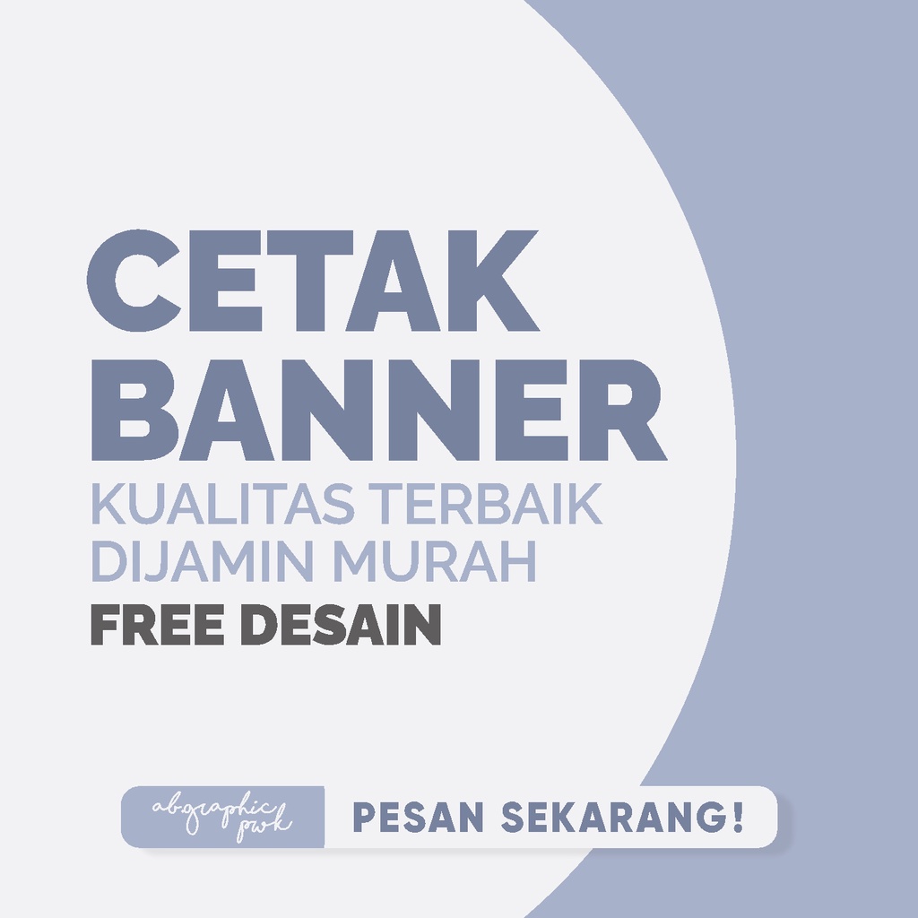 Jual Cetak Banner Spanduk Baliho kualitas terbaik dan termurah per meter GRATIS DESAIN | Shopee ...