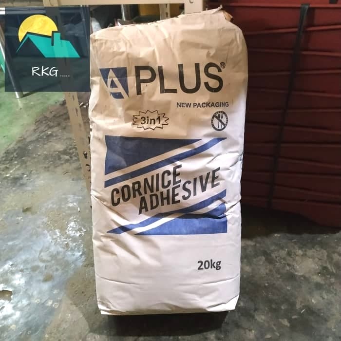 Jual COMPOUND CORNICE / KOMPON GYPSUM / PLAMIR / DEMPUL TEMBOK 1 KG ...