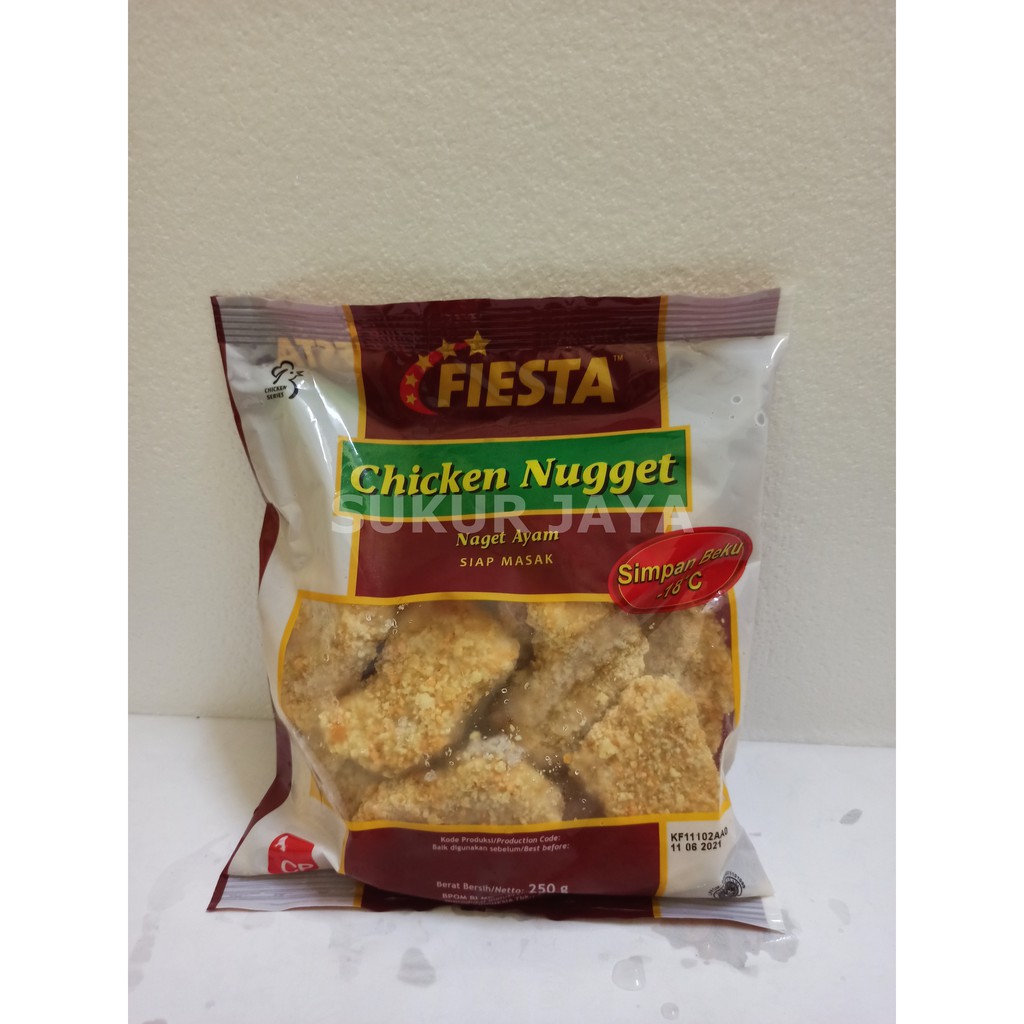 Jual FIESTA CHICKEN NUGGET FROZEN 250 GR | Shopee Indonesia