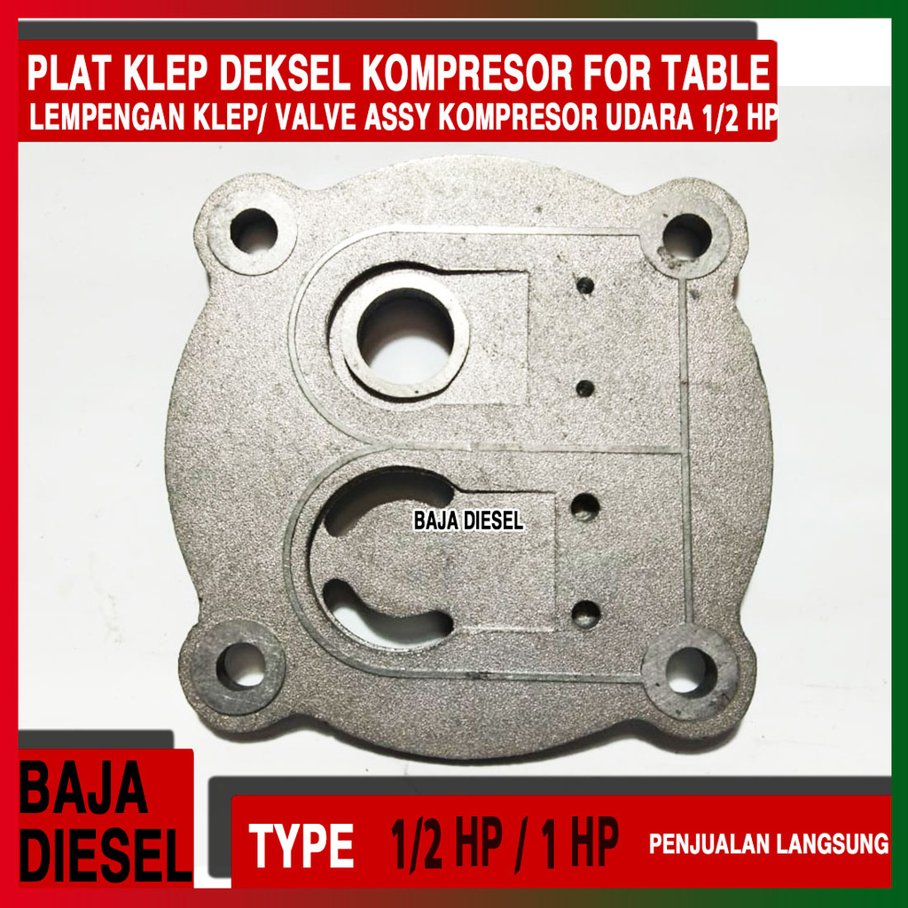 Jual Plat Klep Kompresor Deksel Kompresor For Table Intake 1/2 hp - 1 ...