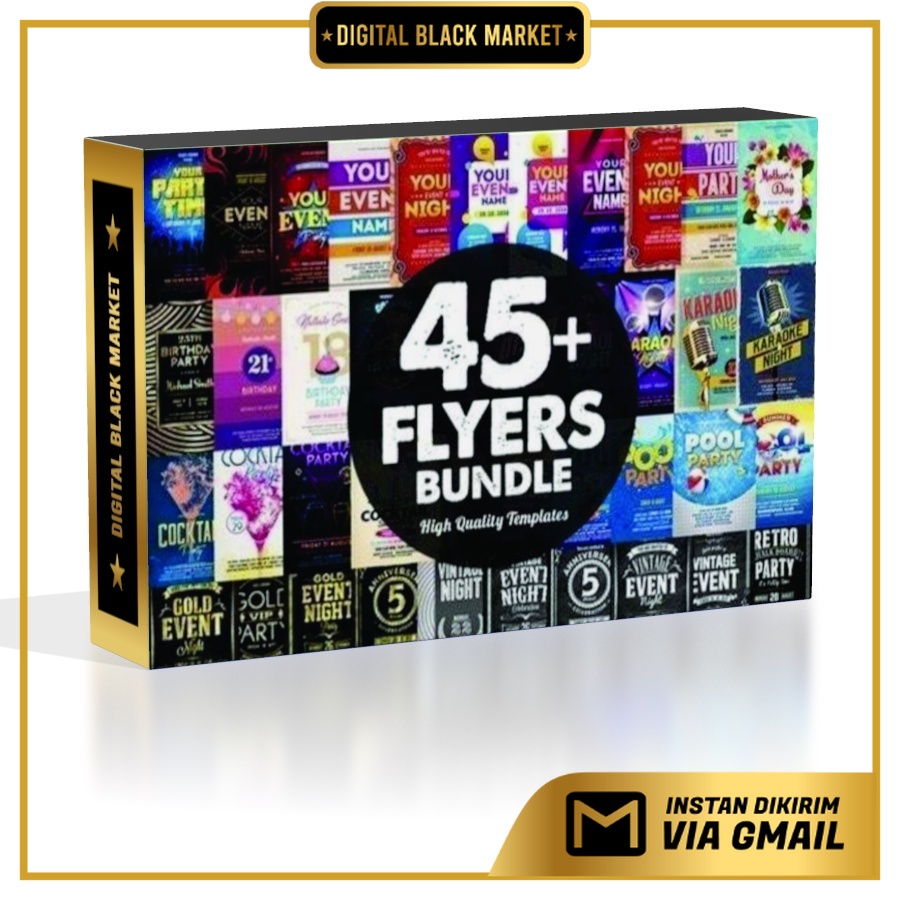 Jual 45 Flyers Bundle - Photoshop & Illustrator | Shopee Indonesia