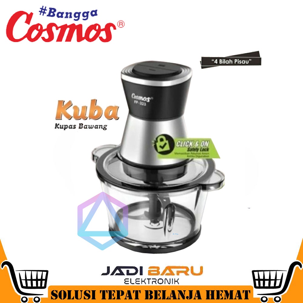 Jual (READY COD) Chopper Cosmos FP32 - Food Prosessor With Turbo Knob 1.7Liter Cosmos FP-32 / FP ...