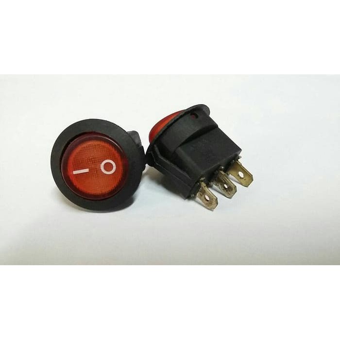 Jual Saklar On Off Kecil Bulat + Lampu 3 P | Shopee Indonesia