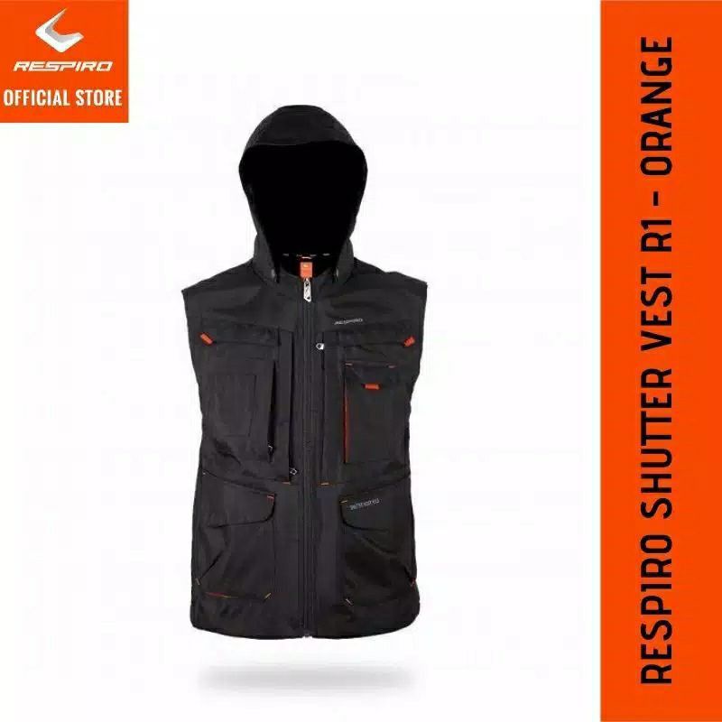 Jual Respiro SHUTTER VEST R1 | Rompi Motor Hoodie Harian Anti Angin ...