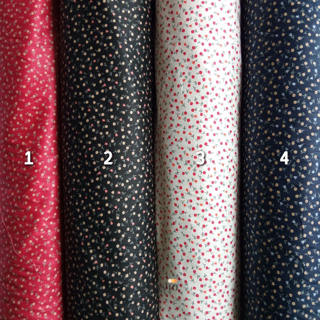 Jual Kain Katun Jepang Motif Tokai Senko Flower Japan Design Bunga ...