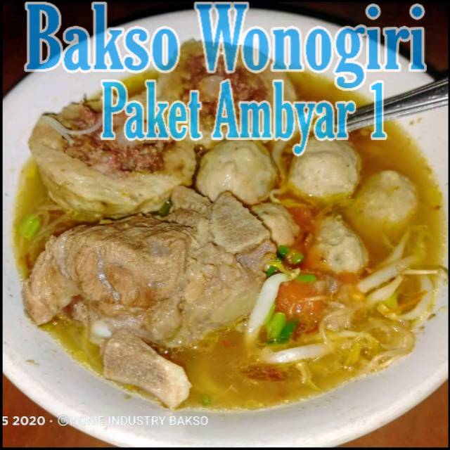 Jual Bakso Wonogiri Komplit paket 1 ( bakso iga ) | Shopee Indonesia