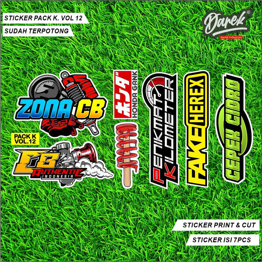 Jual STIKER SET PACK MOTOR HEREX, STICKER CB RACING VINYL PRINT CUT ...