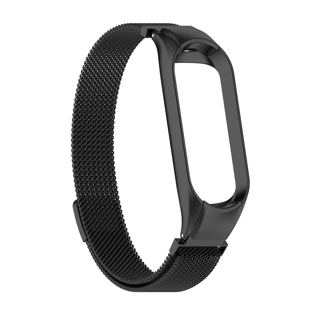 Jual Mi band Metal Strap Xiaomi Band 3 4 5 6 7 Gelang Stainless Steel | Shopee Indonesia