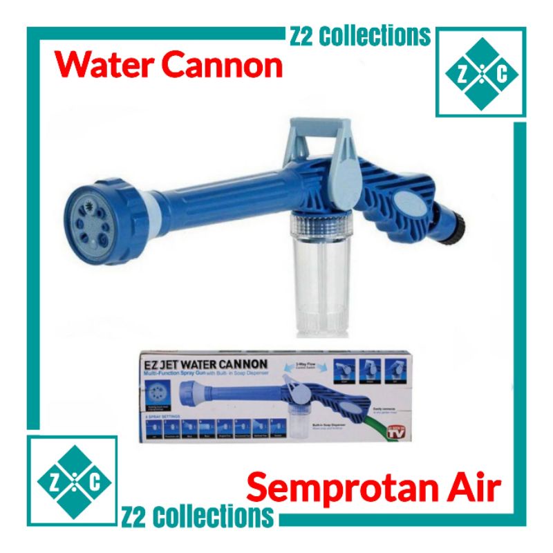 Jual Semprotan Air Ez Jet Water Cannon Spray Gun Multi Fungsi 8 in 1 ...