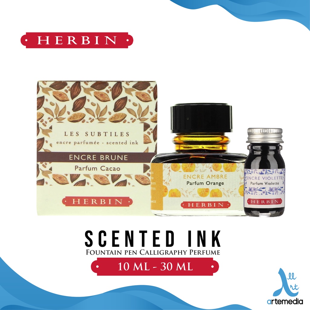 Jual Herbin Scented Ink Fountain Pen Calligraphy Perfume | Shopee Indonesia