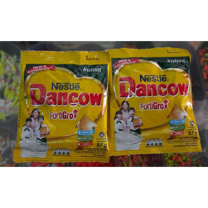 Jual SUSU DANCOW PUTIH VANILLA 26g | Shopee Indonesia
