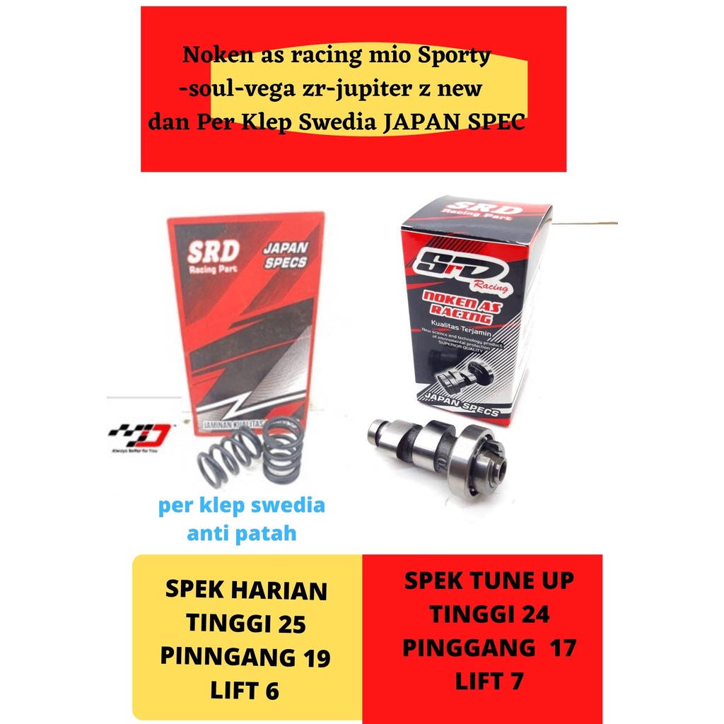 Jual NOKEN AS RACING MIO 5 TL MIO SPORTY VEGA ZR JUPITER Z NEW HARIAN ...
