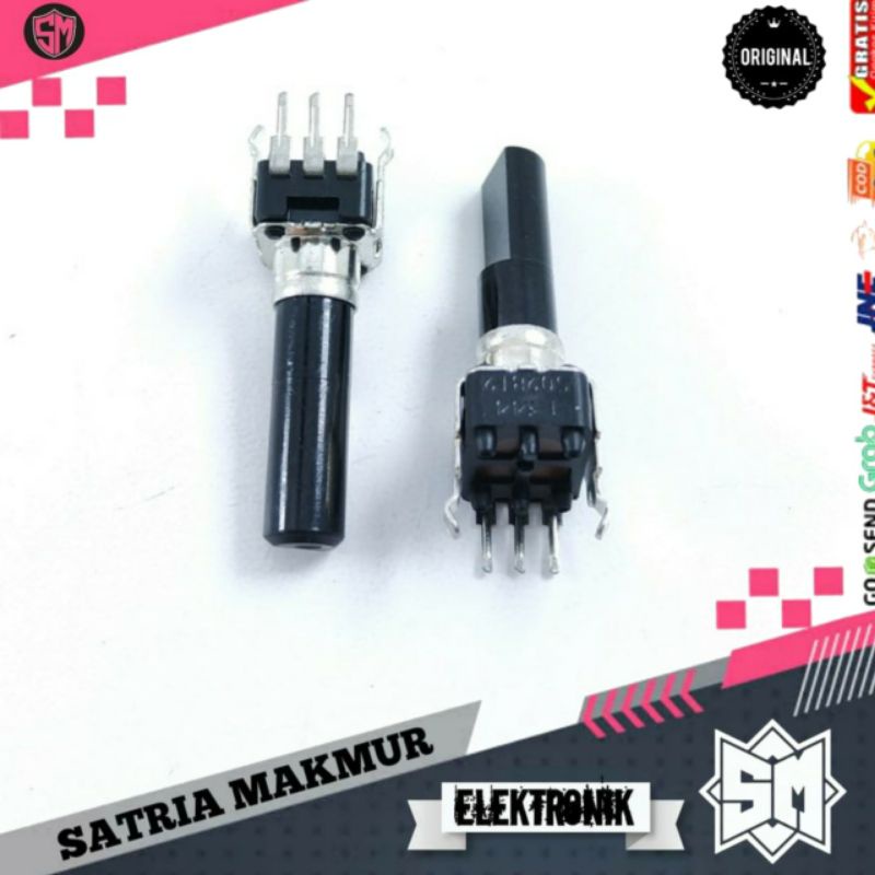 Jual Potensio segi 3 Pin potensio Mini puter 3 Kaki mono 502-5k ...