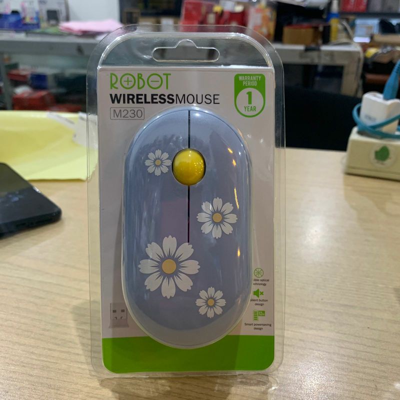 Jual Robot Mouse M230 Wireless Silent | Shopee Indonesia