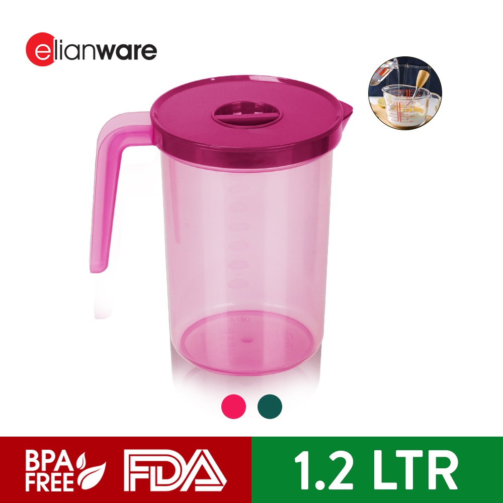 Jual Elianware Mini Water Jug 1,2 Liter dengan handle E-873 | Shopee ...