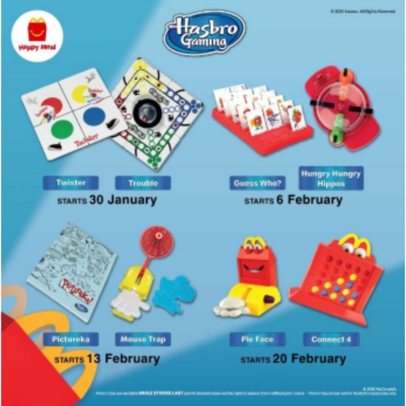 Jual Mainan Happy Meal McDonalds Hasbro Gaming (per pcs) | Shopee Indonesia