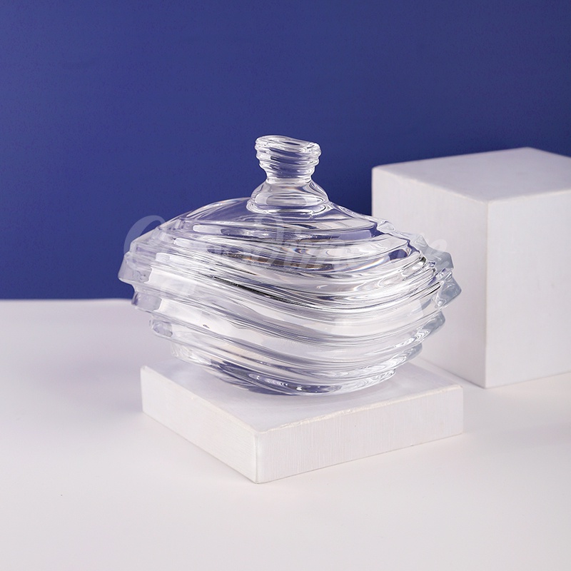 Jual Capodimonte Tempat Permen Kaca dengan Penutupnya | Shopee Indonesia