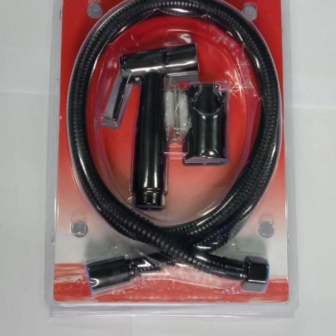 Jual Jet shower stainless hitam / shower bano black | Shopee Indonesia