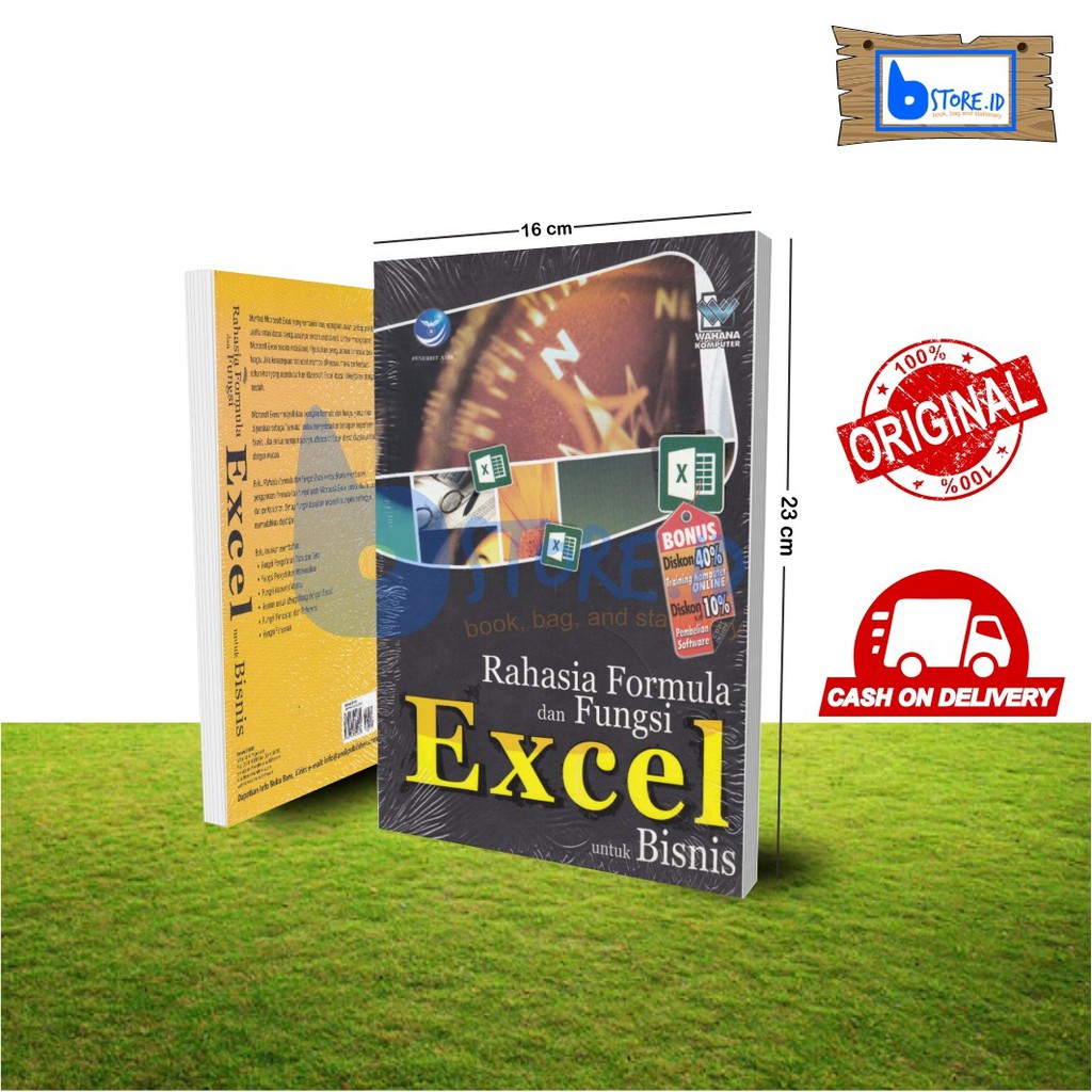 Jual Buku Rahasia Formula dan Fungsi Excel untuk Bisnis - Penerbit Andi ...