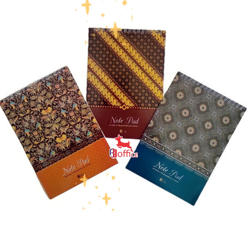 Jual Notes Book Spiral A5 / Block Note Batik | Shopee Indonesia