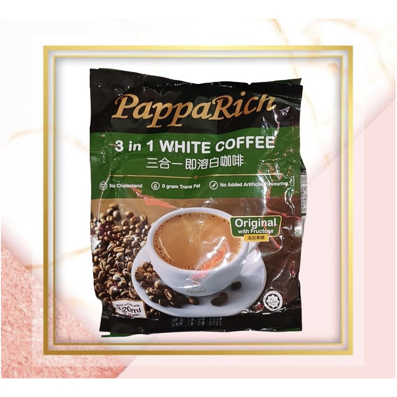 Jual Kopi Papparich White Coffee / Kopi Pracampur 3in1 Malaysia 300 ...