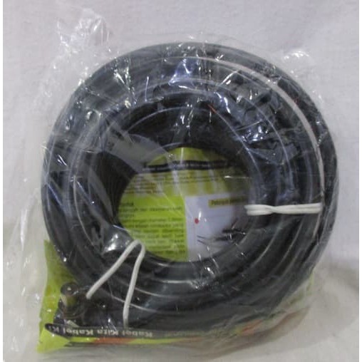 Jual Kabel Antena TV 5C+Jek Tanpa Booster 10 meter Full Tembaga KITANI | Shopee Indonesia