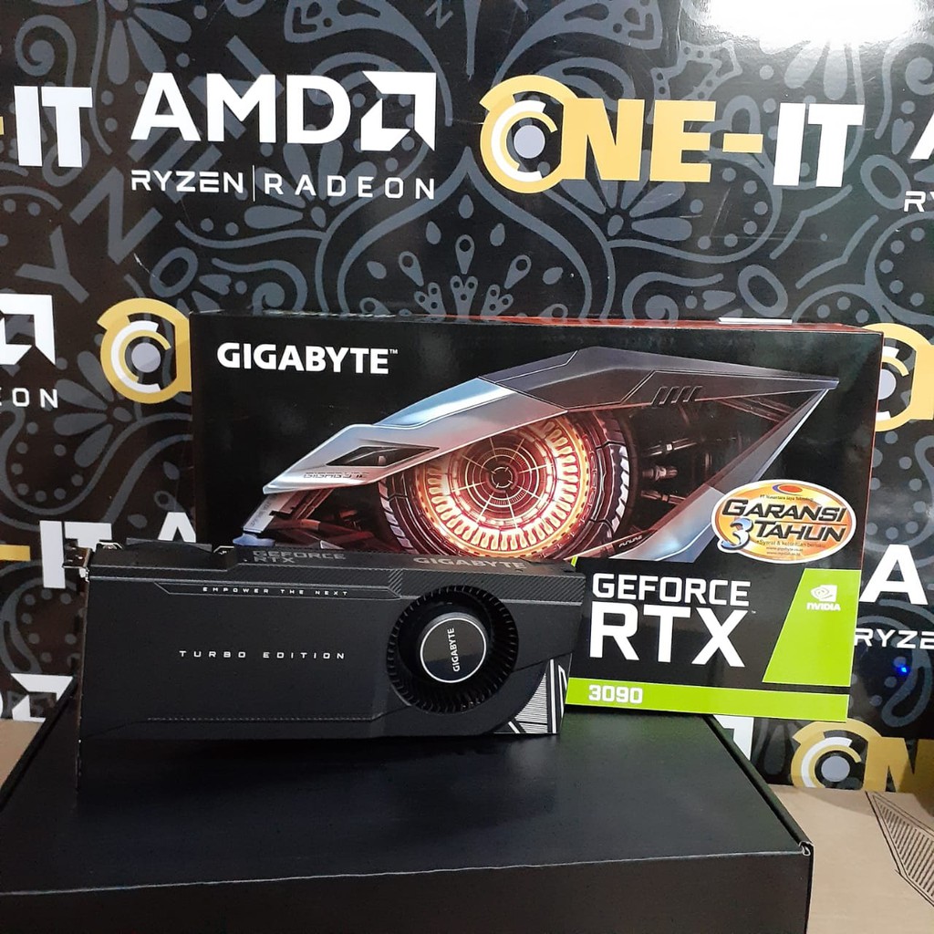 Jual VGA / GPU Gigabyte GeForce RTX™ 3090 TURBO 24G | Shopee Indonesia