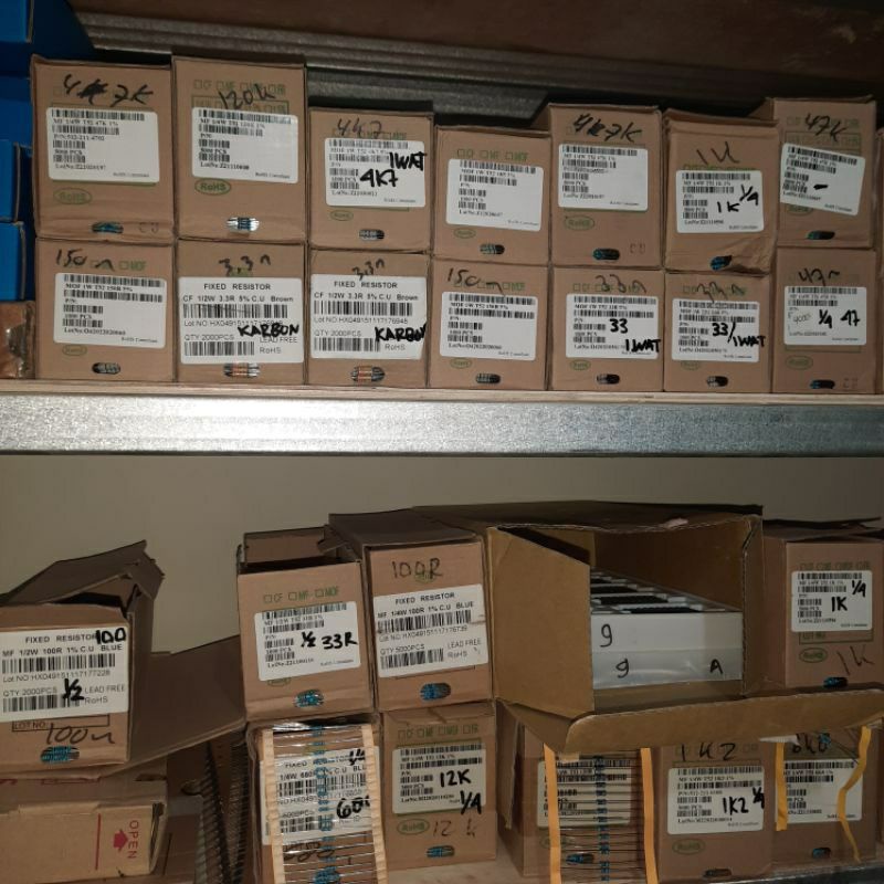 Jual Resistor 4k7 1w original harga per 10pcs | Shopee Indonesia