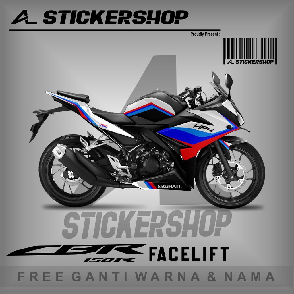 Jual STRIPING CBR 150 /VARIASI / GRAFIS / SEMIFULL / LIVERY BMW ...