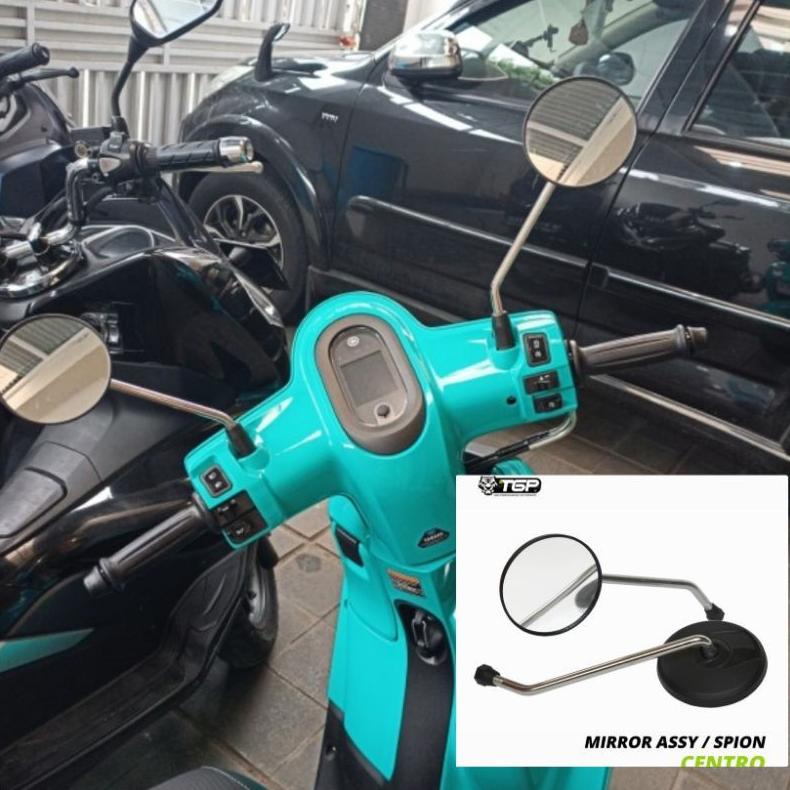 Jual Spion Fazzio Model Bulat Tangkai Panjang Full Chrome Fazzio (Cod ...