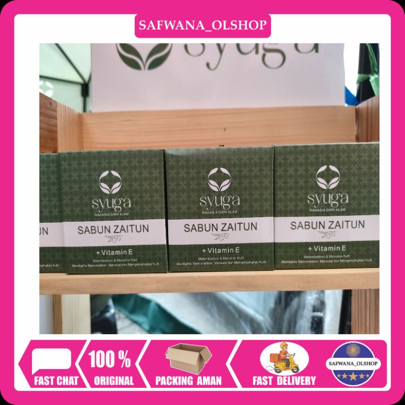 Jual Syuga sabun zaitun 100gr/sabun zaitun syuga | Shopee Indonesia